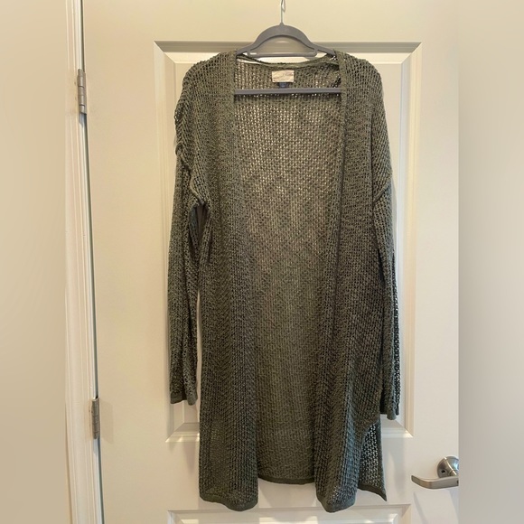 Universal Thread | Sweaters | Universal Thread Green Size Large Duster ...